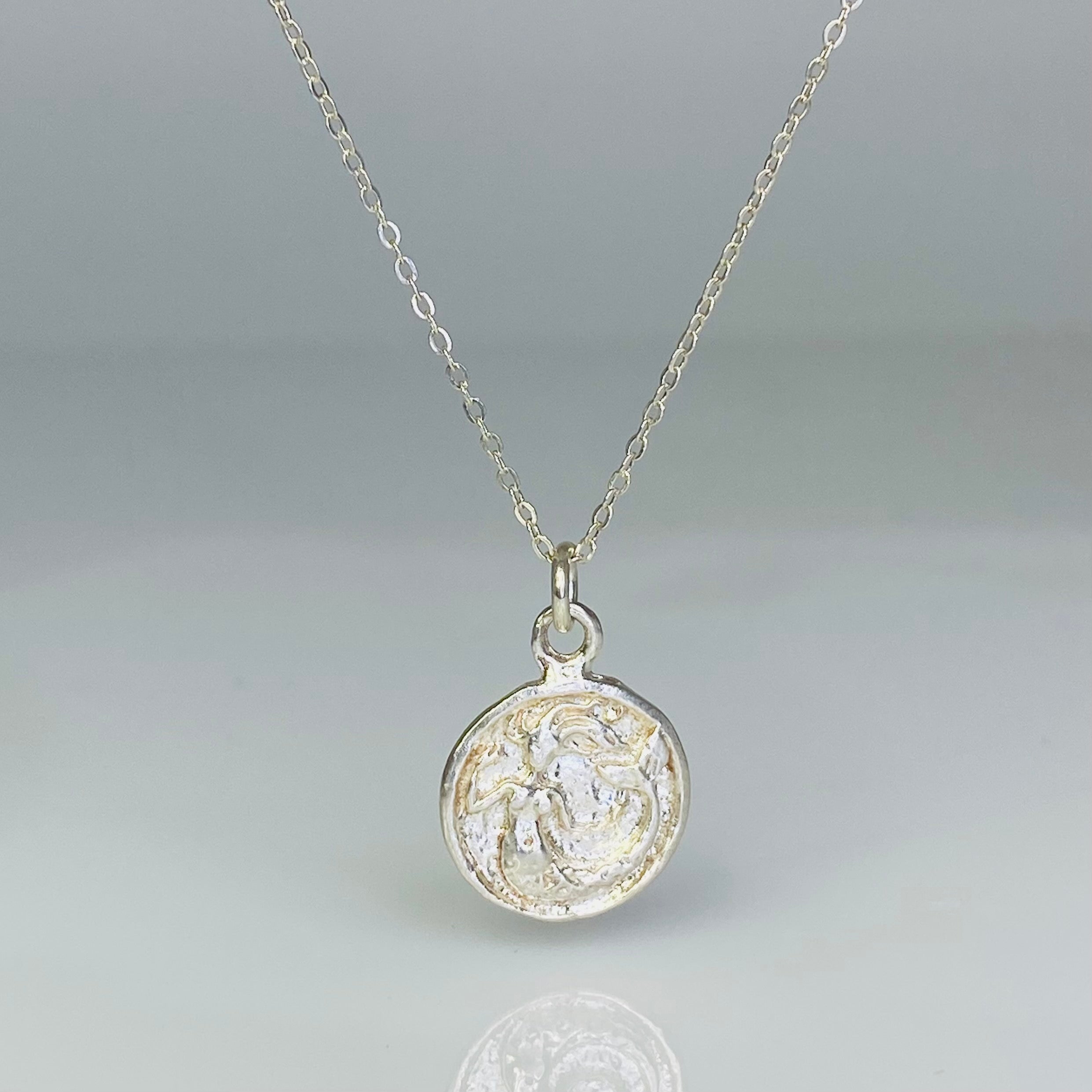 Sterling Silver Mermaid Pendant – KyleChanDesign