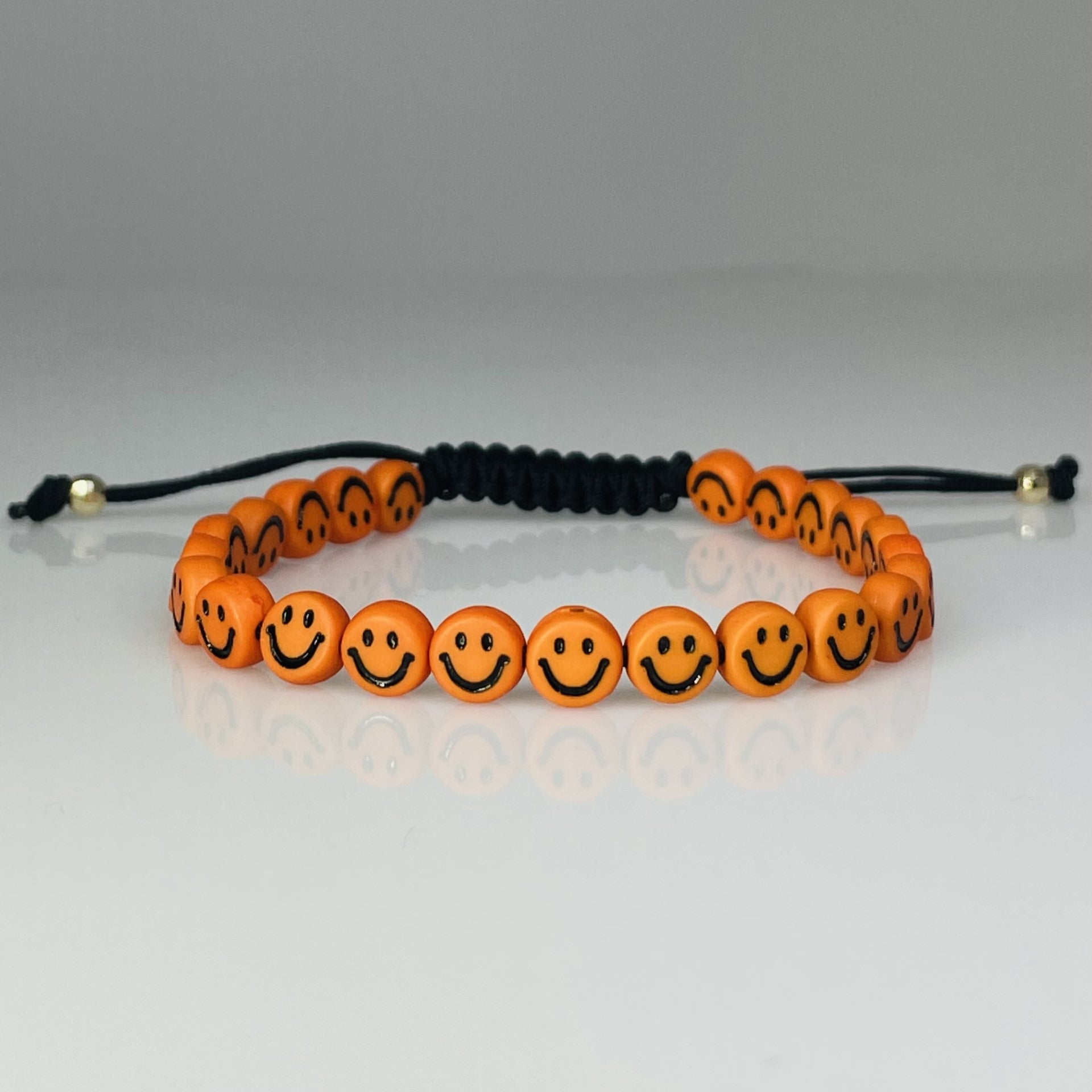 14K Yellow Gold Orange Happy Face Bracelet – KyleChanDesign