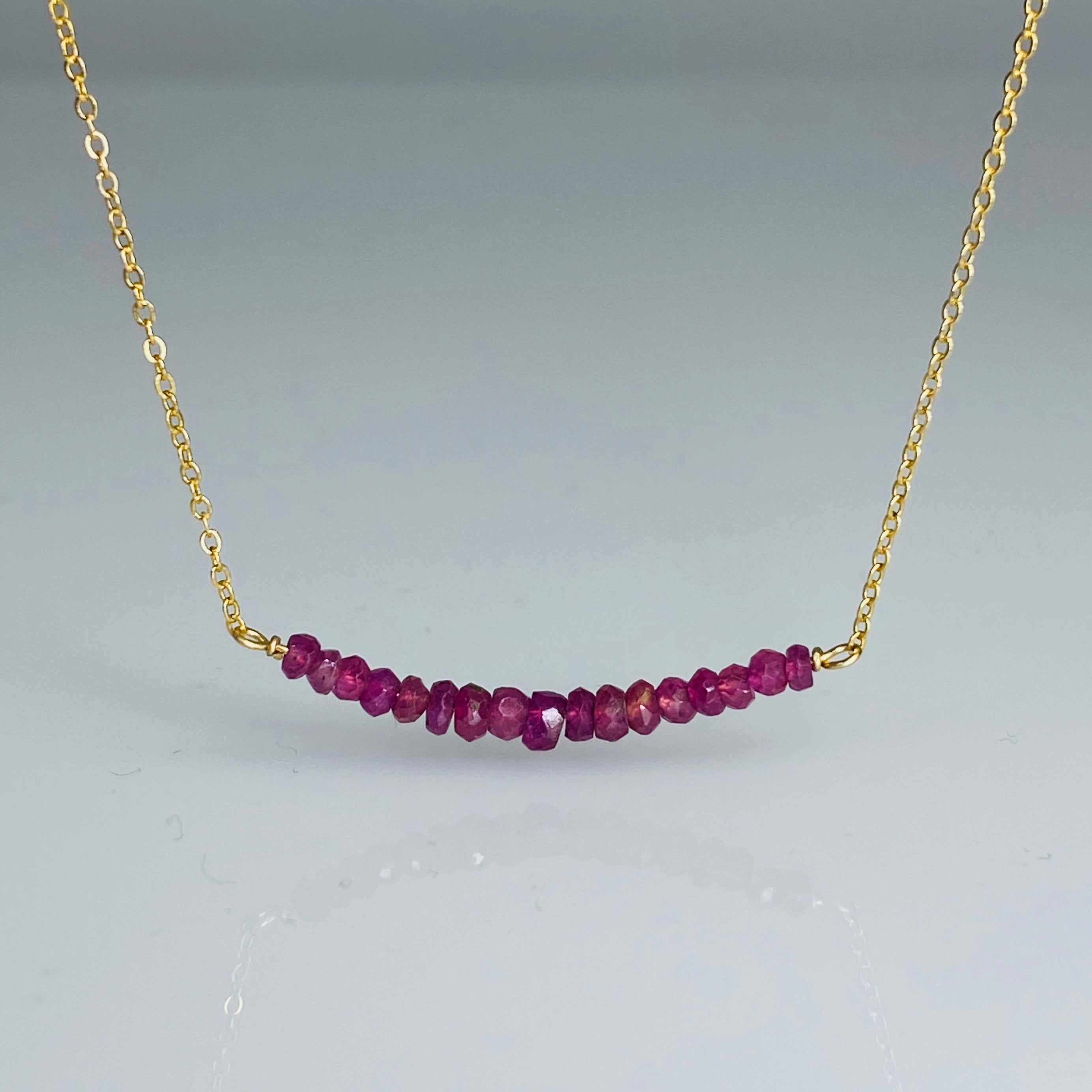 Ruby Bar Necklace – KyleChanDesign