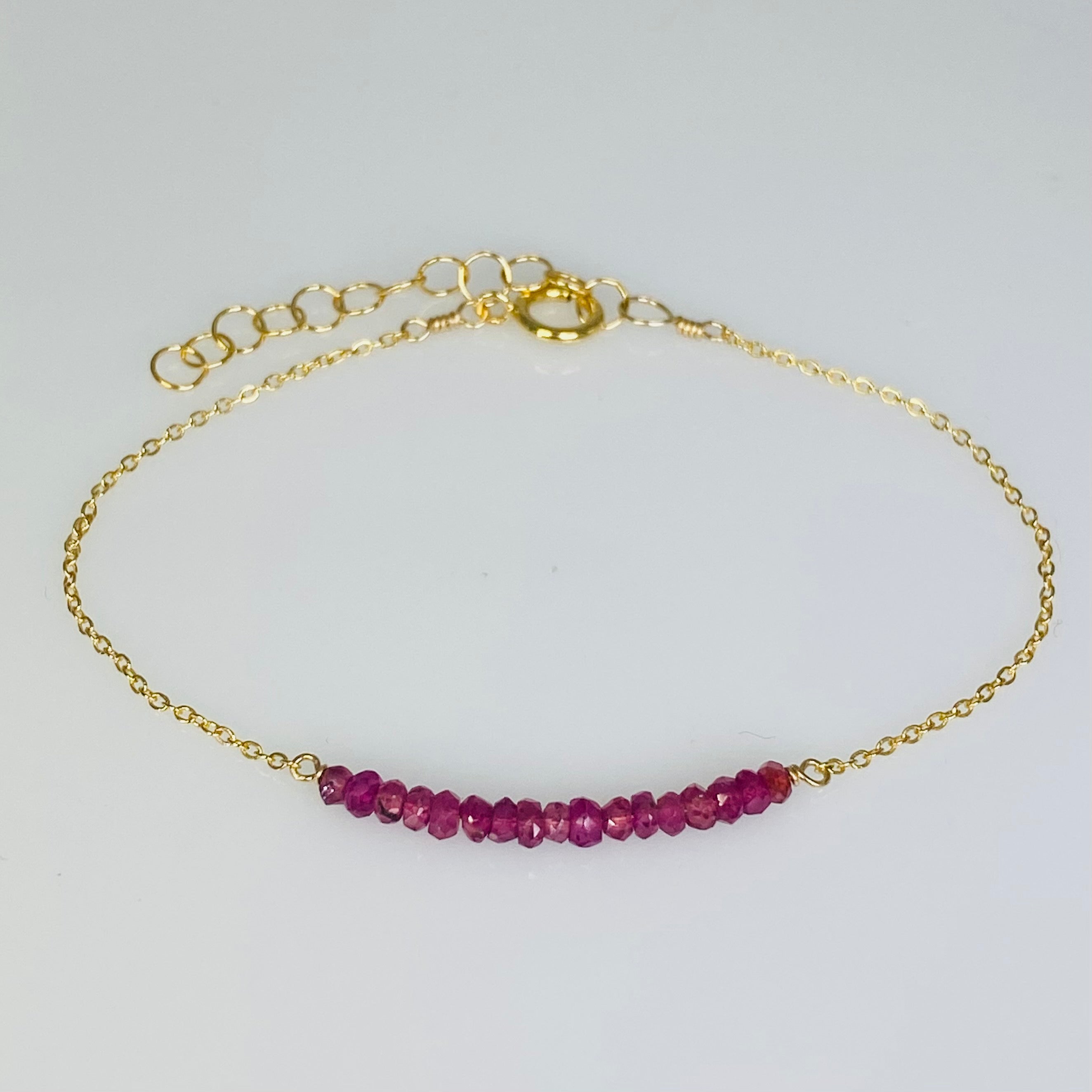 Ruby Bar Bracelet – KyleChanDesign