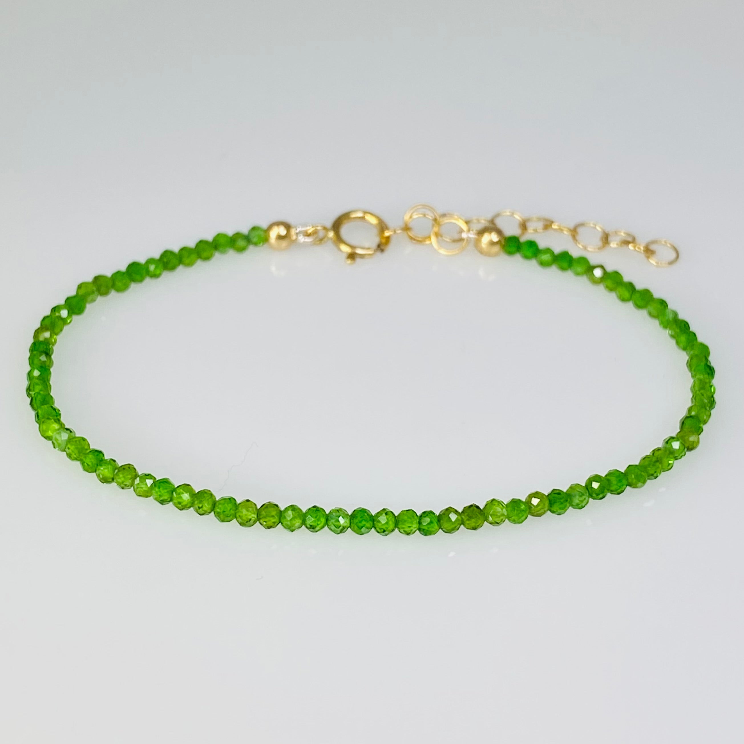 Tsavorite Beaded Bracelet – KyleChanDesign