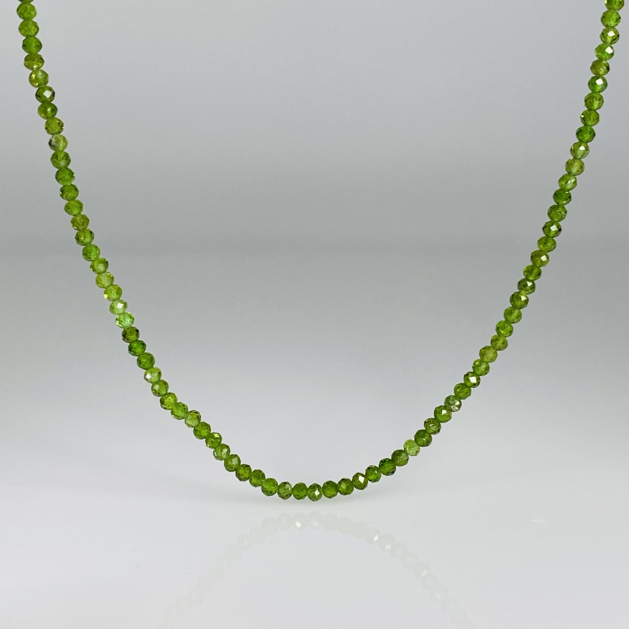Tsavorite Beaded Necklace – KyleChanDesign