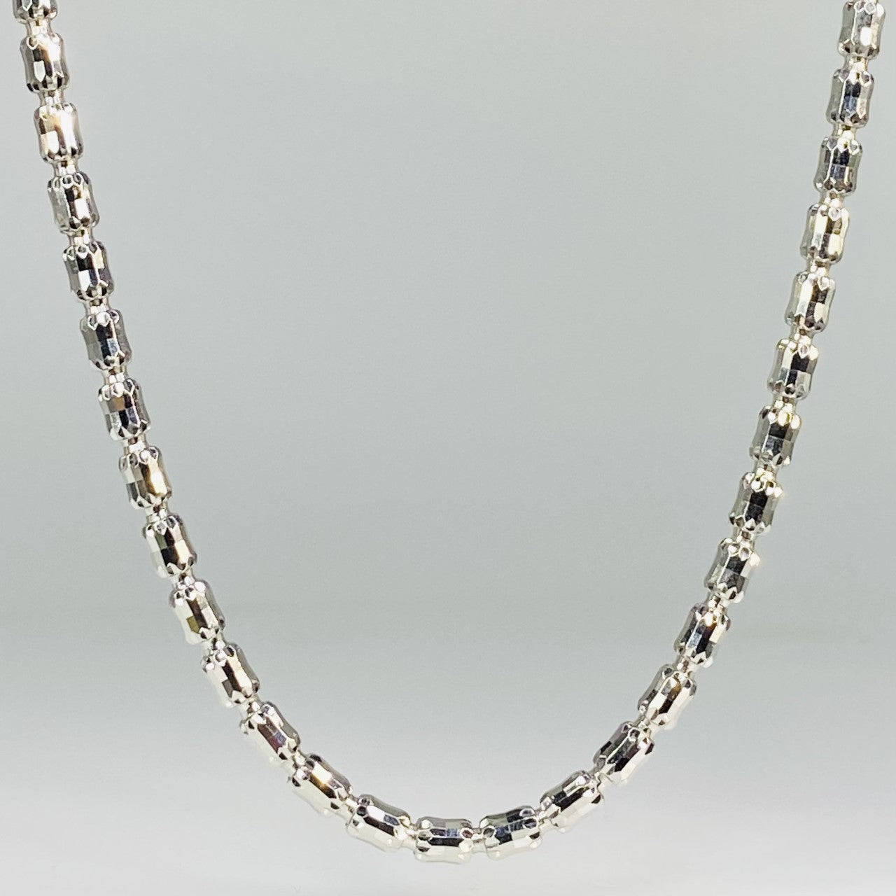 Sterling Silver Cylinder Chain 4mm – KyleChanDesign