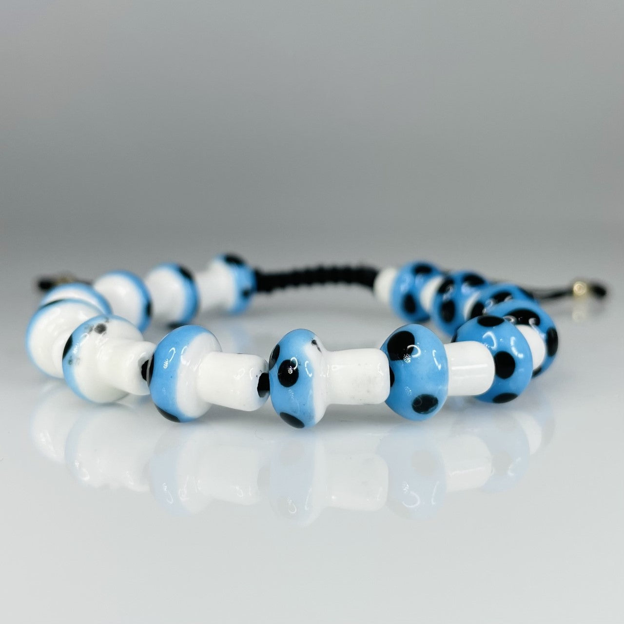 14K Yellow Gold Blue Mushroom Bracelet – KyleChanDesign